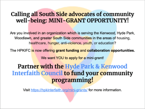 Mini-Grant Program & Collaboration Opportunities - Hyde Park & Kenwood ...